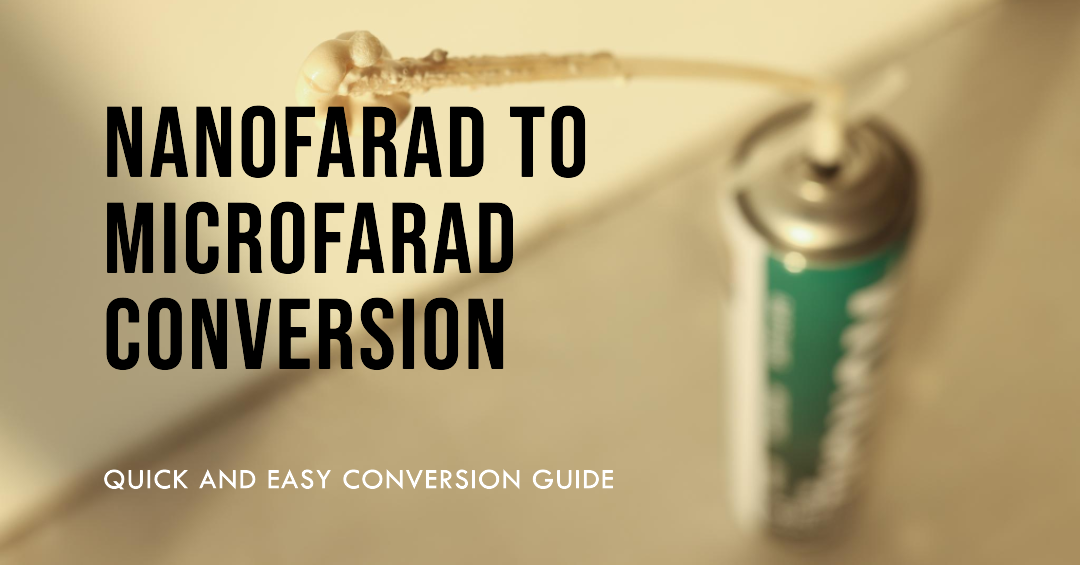Convert nF to μF (Nanofarad to Microfarad)
